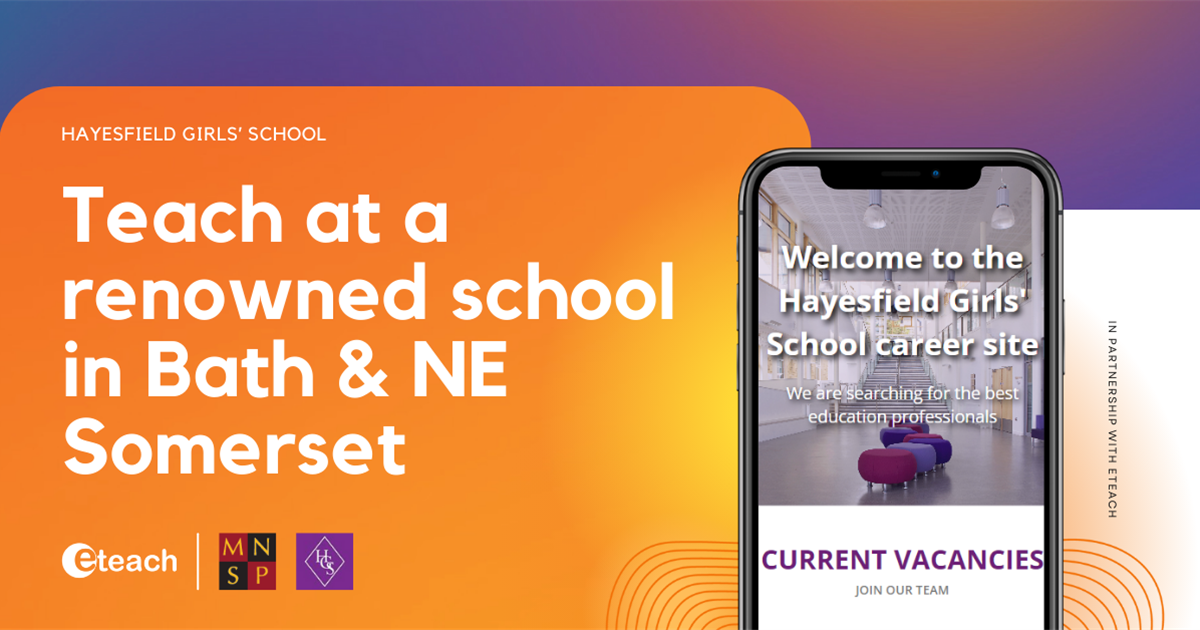 Careers at Hayesfield Girls' School - Bath, United Kingdom, BA2 3LA ...